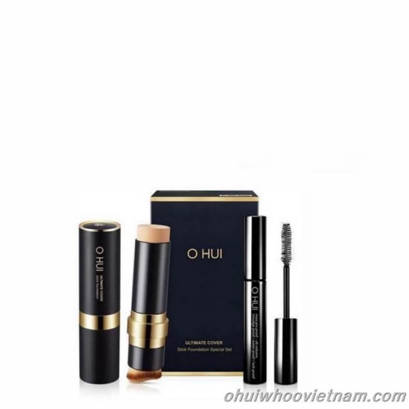 OHUI Ultimate Cover Stick Foundation Special Set Mua 1 tặng 1