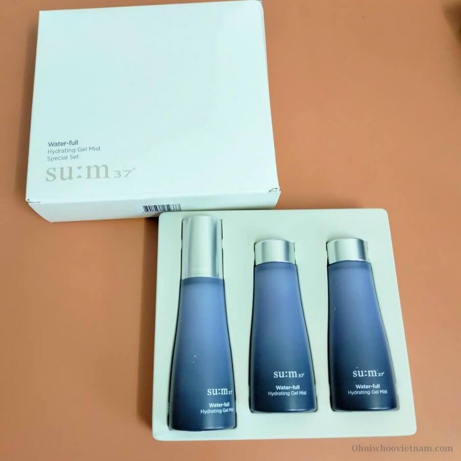 Bộ xịt khoáng Sum Water-Full Timeless Water Gel Mist Special Set 3SP