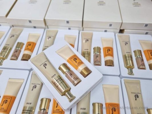 Set Whoo Wrinkle Sun Cream SPF50+/PA++++ - Kem chống nắng