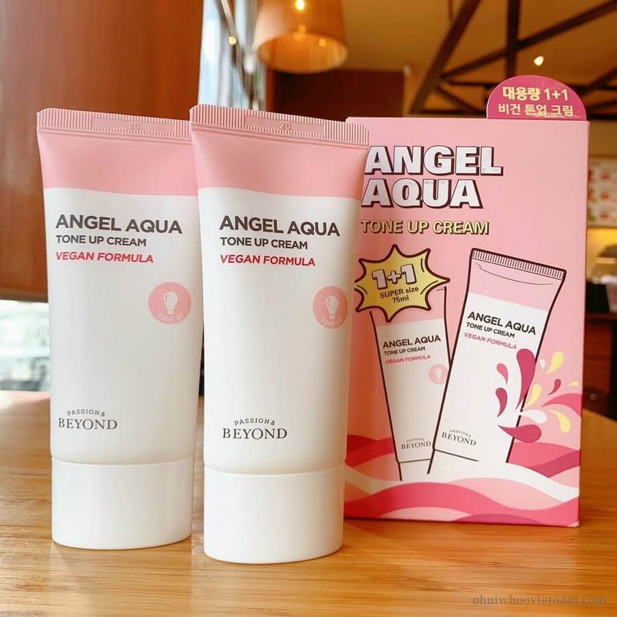 Kem dưỡng da Beyond Angel Aqua Tone Up Cream 75ml x 2 tuýp