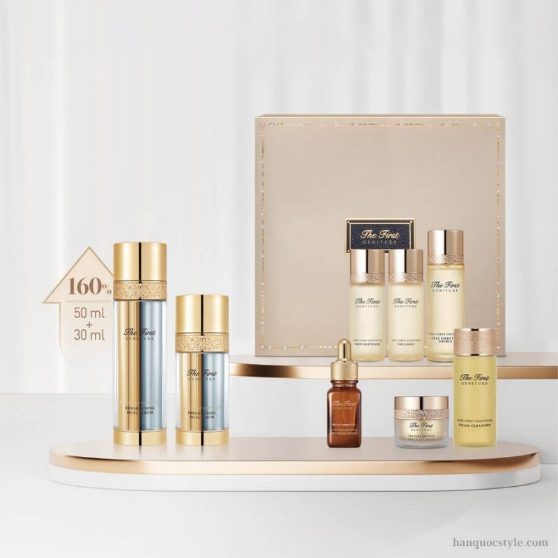 Set Tinh chất Ohui The First Geniture Brightening Dual Serum 50ml