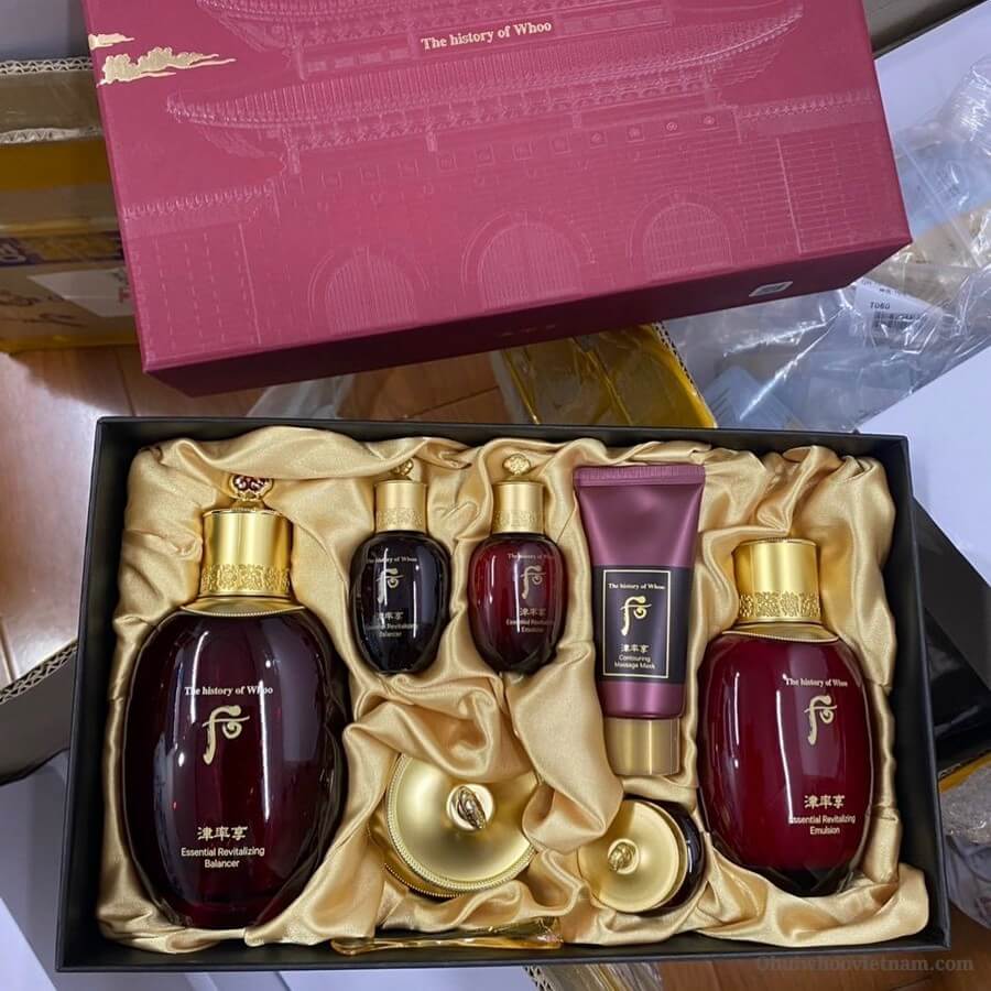 Bộ sản phẩm Whoo Đỏ Whoo Jinyulhyang Intensive Revitalizing Special Set ...